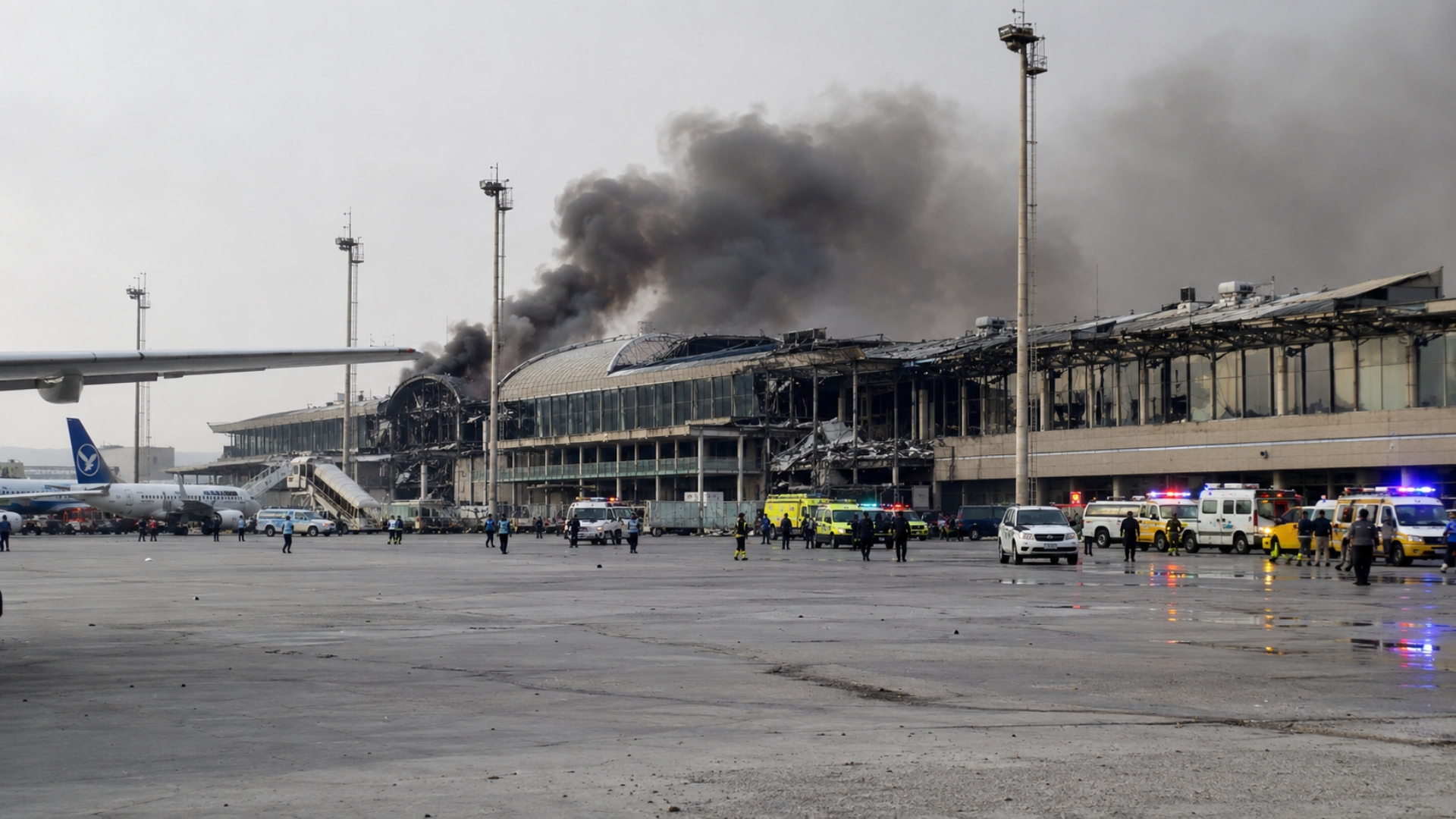 Un ataque iraní golpea el aeropuerto de Kuwait, deja heridos y altera ...