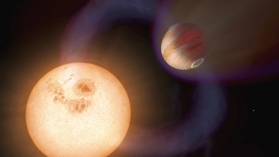 Astronomers detect first magnetic fields on exoplanets