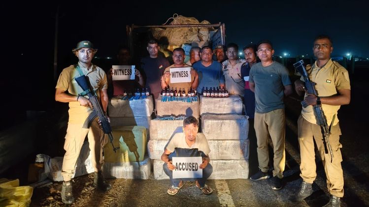 Major anti-narcotics crackdown in Cachar; heroin, codeine syrup and ...