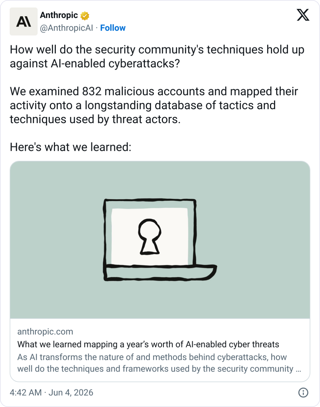 About 67% of banned Anthropic accounts used AI to prep for cyberattacks