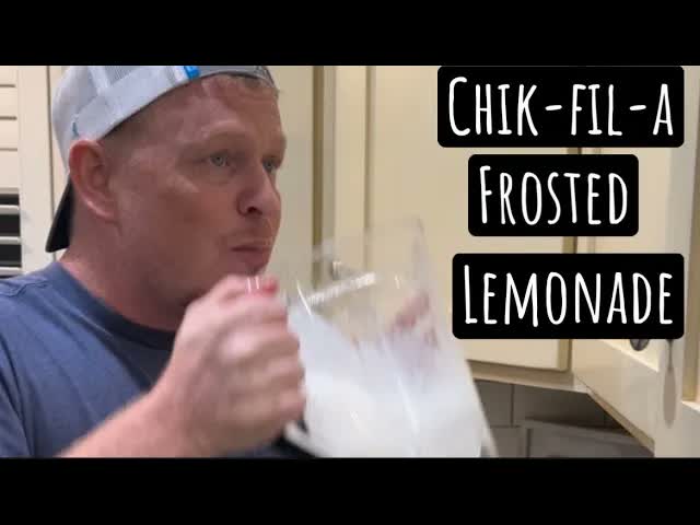 Homemade frosted lemonade tastes like Chick-fil-A – the copycat test