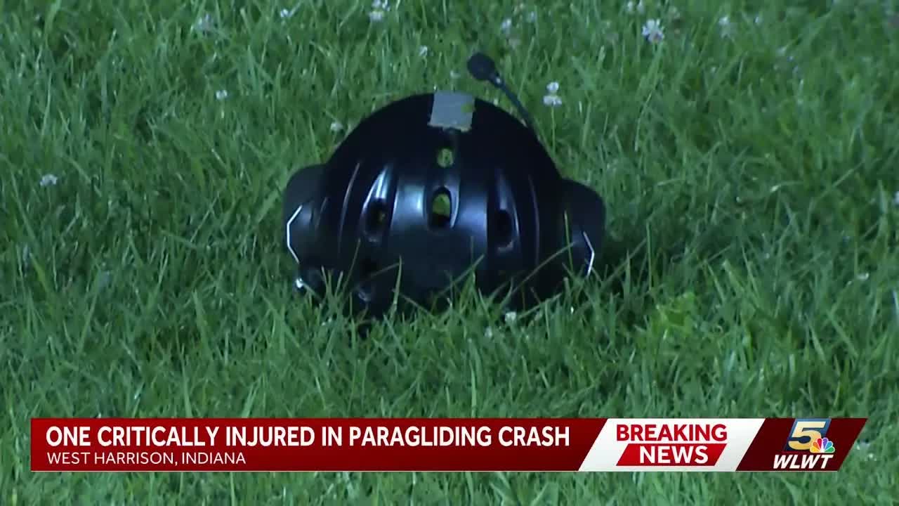 Paragliding crash sends one to hospital in southeast Indiana