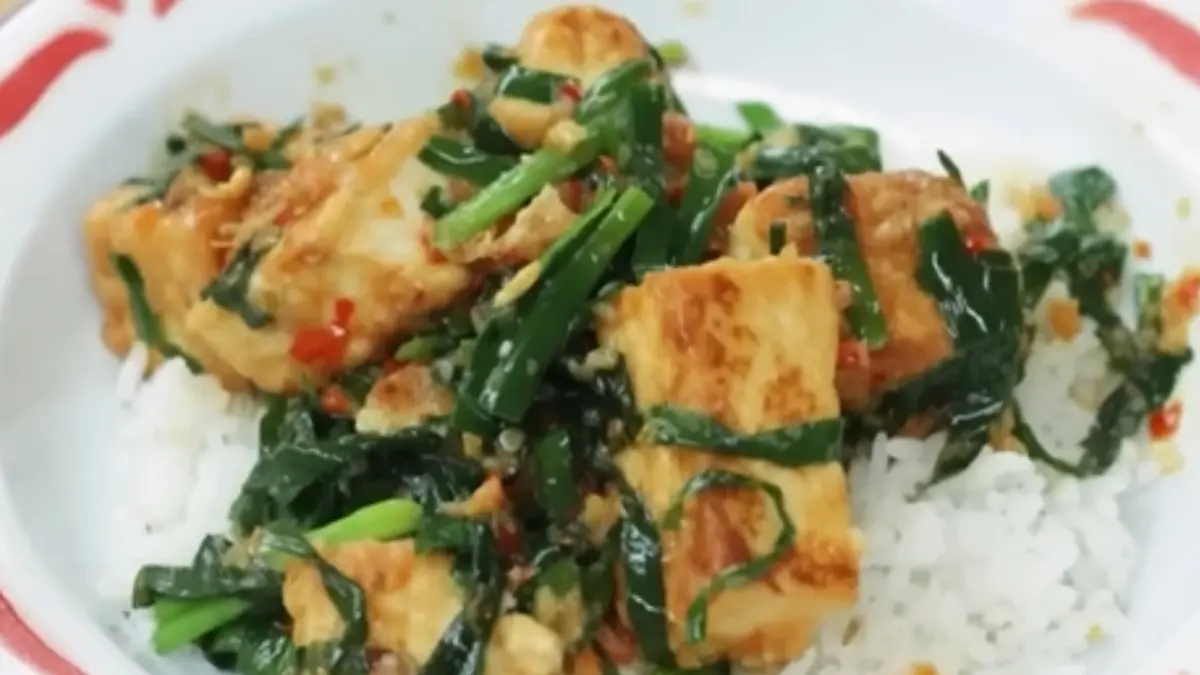 Menu sahur kilat 5 menit, resep oseng tahu telur kucai yang praktis dan ...