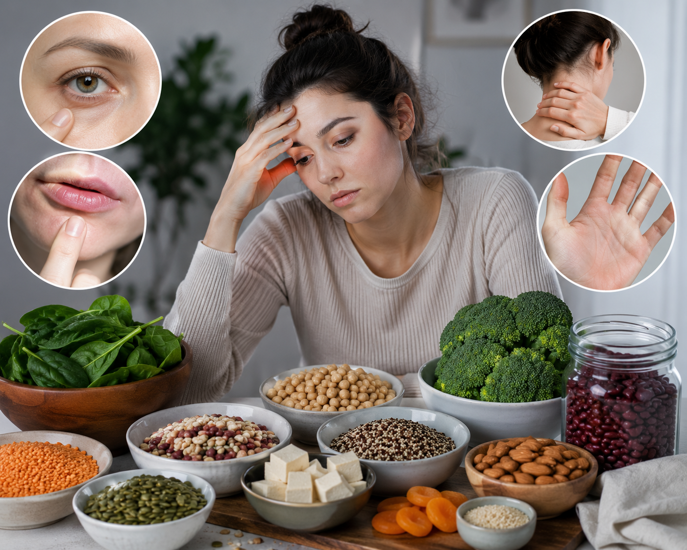 Come Riconoscere Segni di Carenza di Ferro in Dieta Vegana