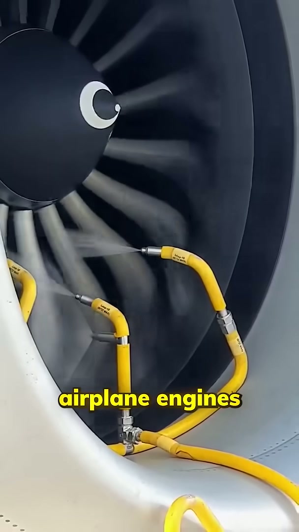 Did you know jet engines need to be washed?