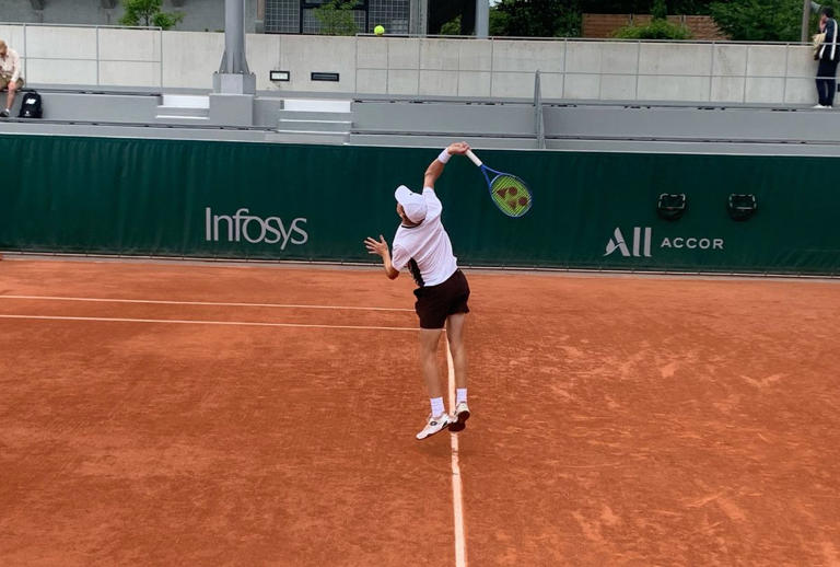 Connor Doig takes positives from tough French Open defeat