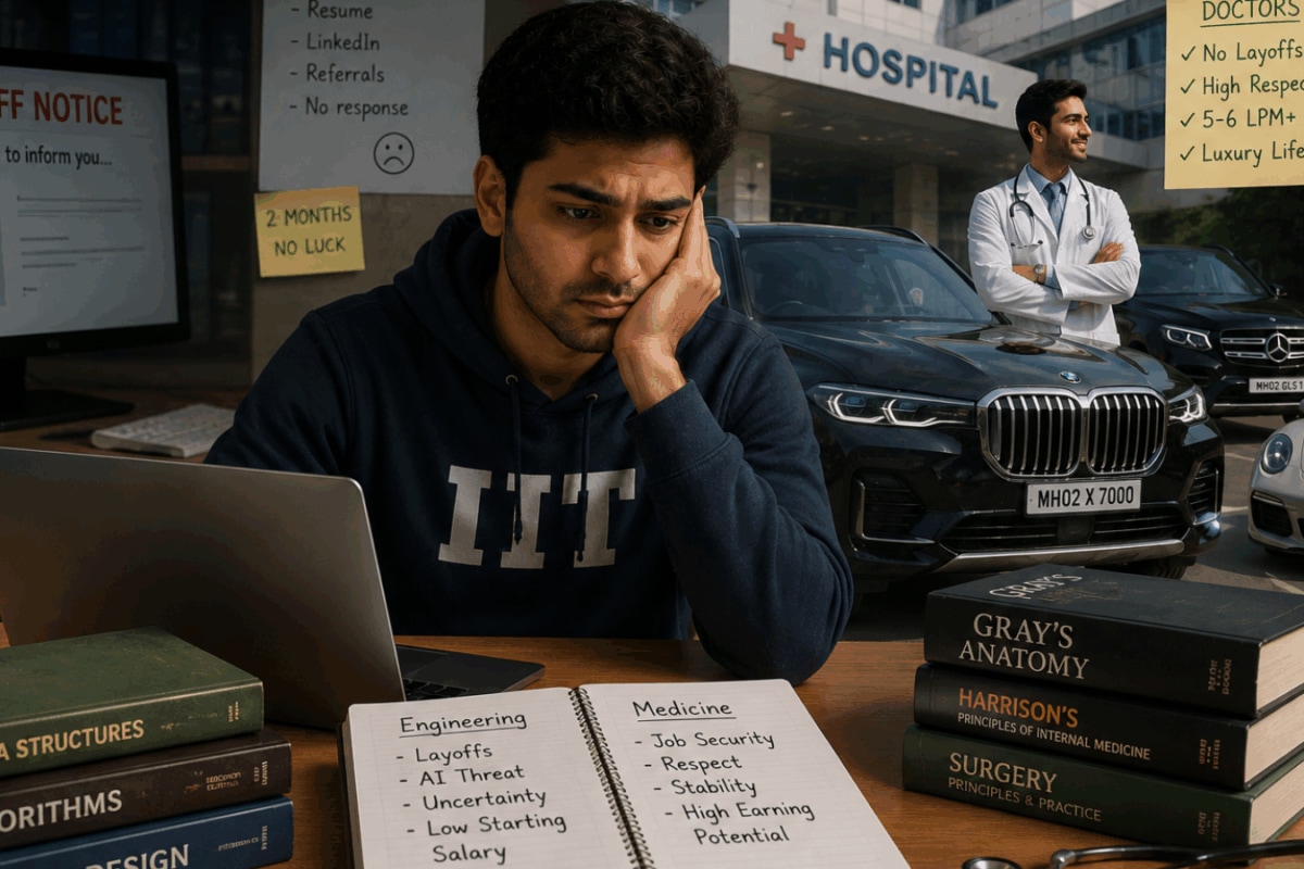 ‘Doctors drive BMWs’: Laid-off IITian says medicine offers more ...