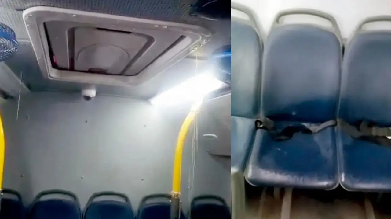 Mumbai: Rainwater leaks into BEST buses during pre-monsoon showers