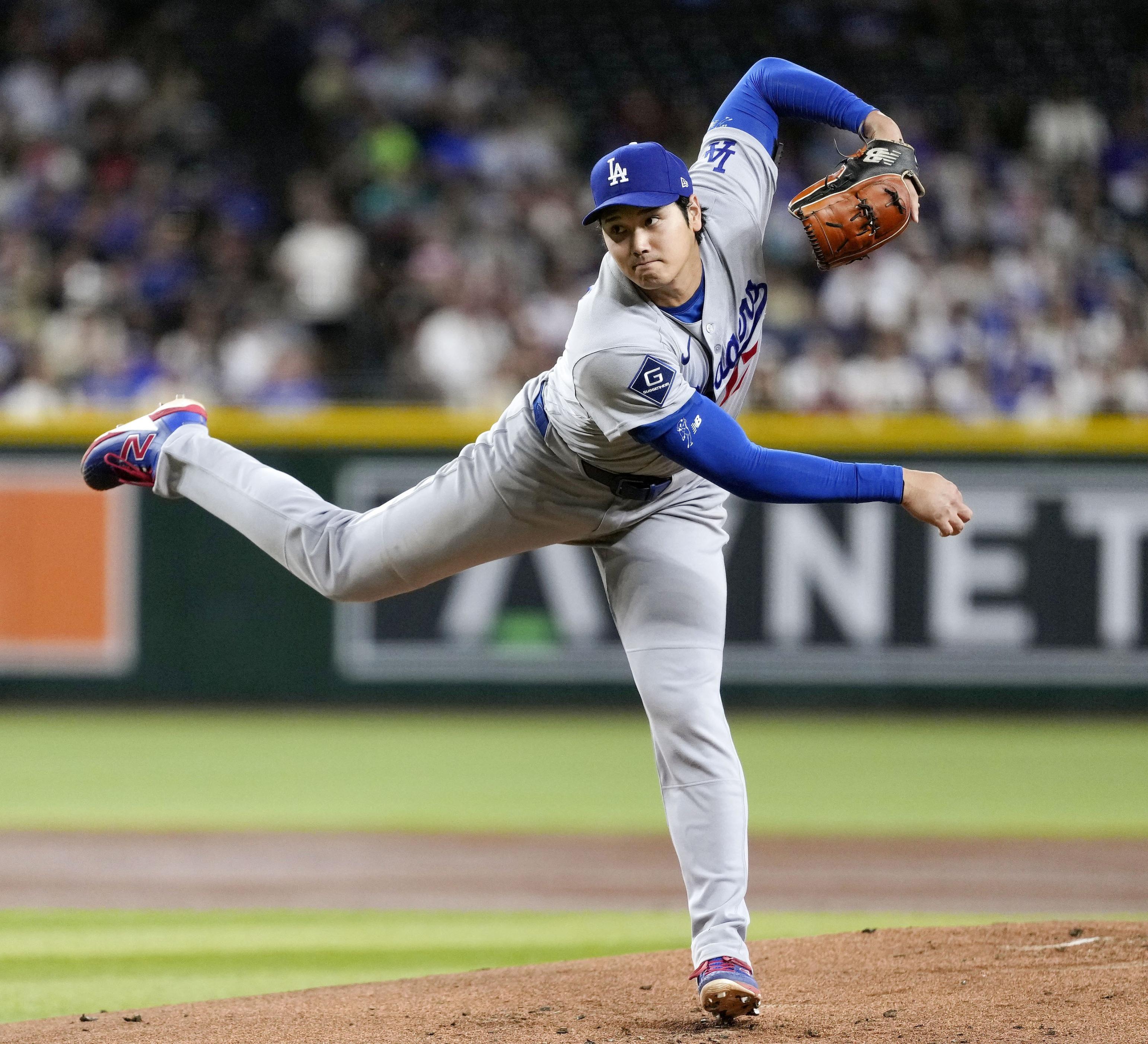 Baseball: Ohtani throws 6 shutout frames, bats 3-for-4 in win over Arizona