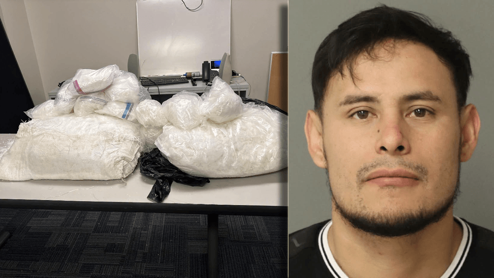 Texas man arrested after $16.3 million meth seizure in Wake County