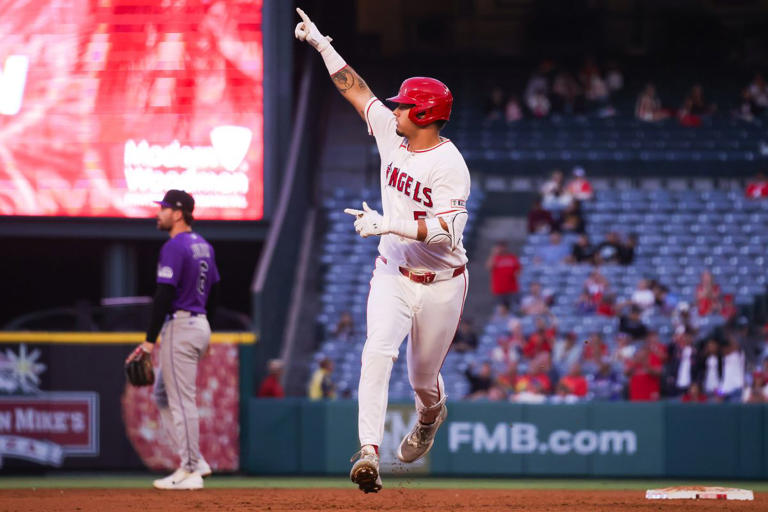 Big second inning triggers offensive explosion for Angels to avoid sweep