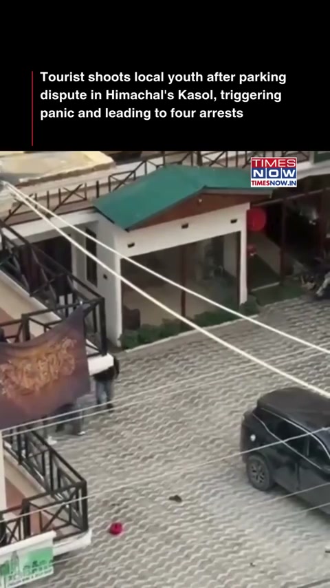 A parking dispute in Himachal Pradesh's popular tourist destination Kasol