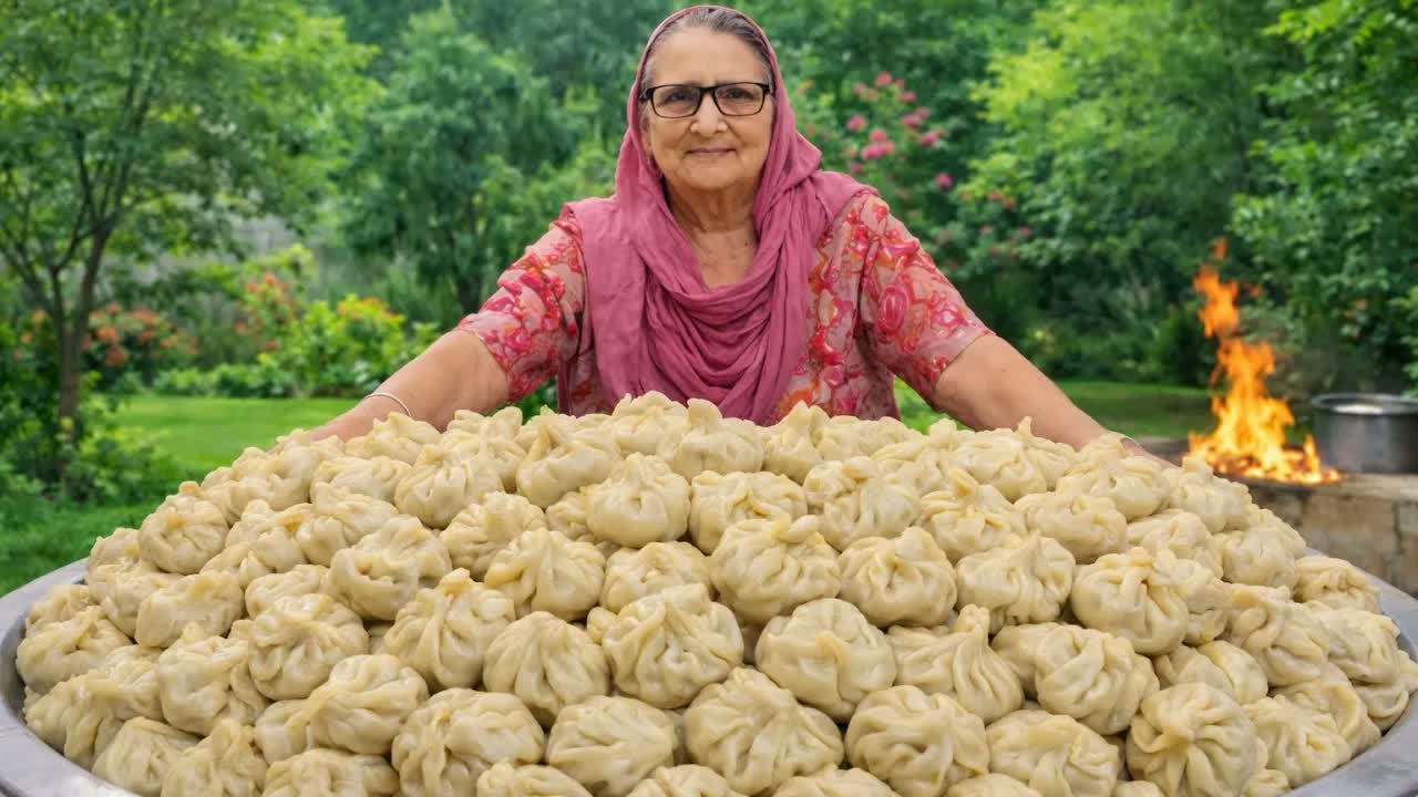 Street-style paneer momos with a flavorful filling