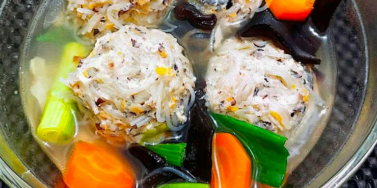 Resep sup bakso lohua ayam, menu sehat dan bergizi untuk keluarga