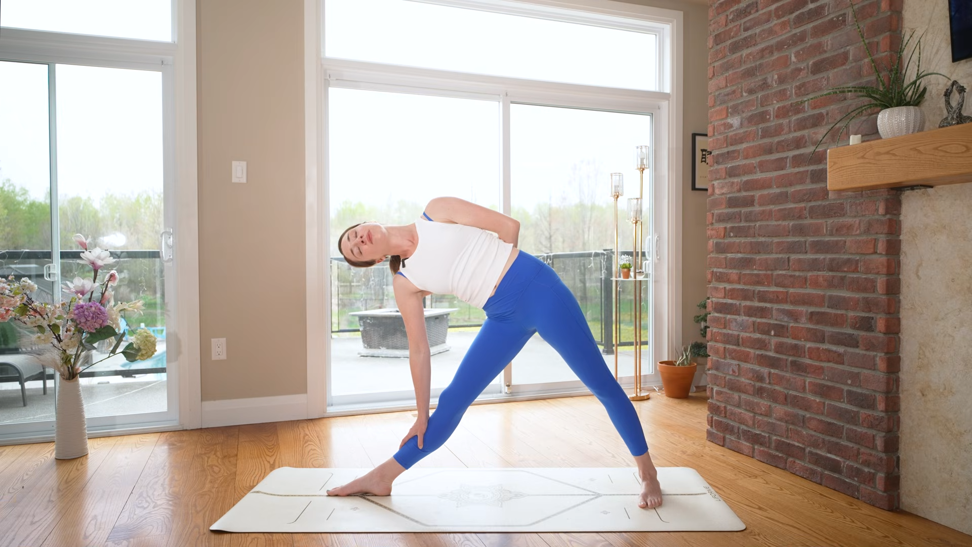 Melt away anxiety with this gentle yoga flow