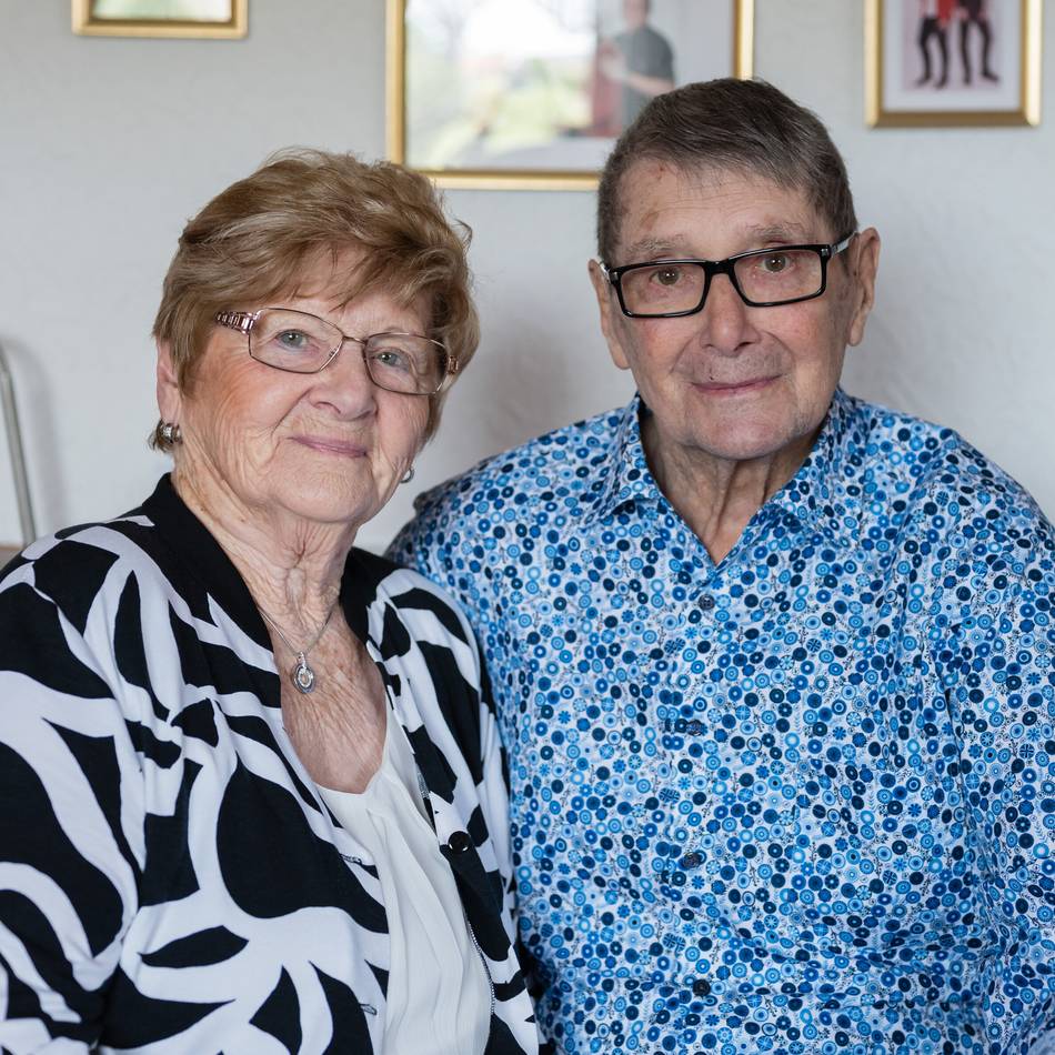 Vespa statt Schlafzimmer – Christel und Willi feiern 70 Jahre Ehe
