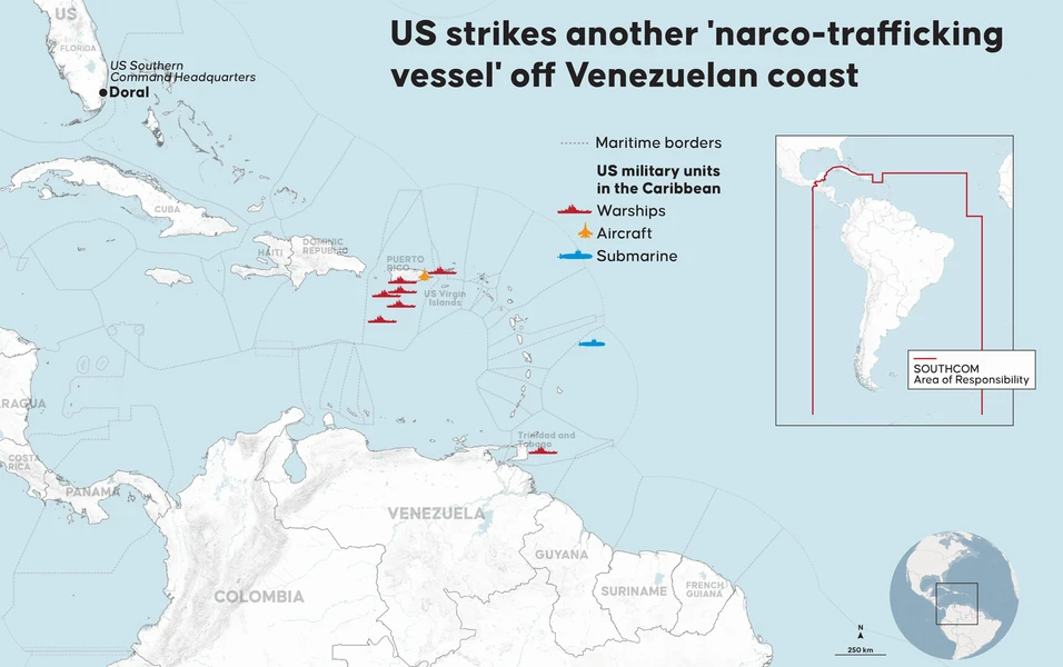 US strike on Pacific vessel kills two amid anti-drug push