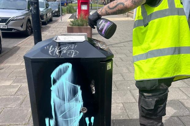 Graffiti 'quickly removed' from Barrow town centre after business request