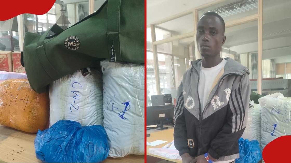 Nairobi: DCI detectives arrest 1 suspect, recover bhang worth KSh 870,000