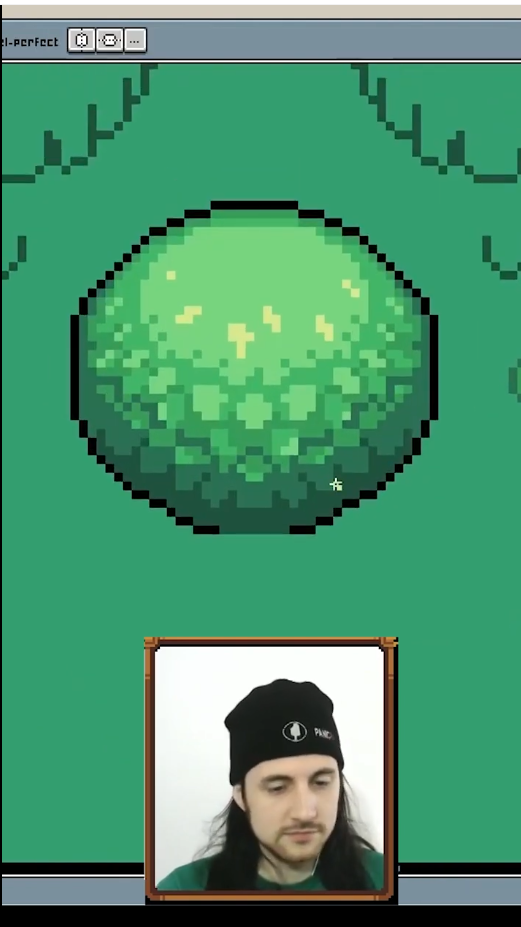 Pixel art tutorial layering leaves on trees