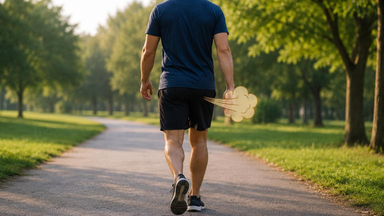 Try the viral fart walk: Study suggests it can boost digestion