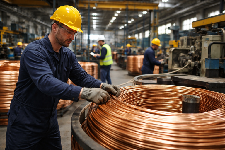 Copper slips below $14,000 as tariff fears rattle the market