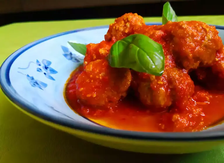 Soft and tasty meatballs with sauce
