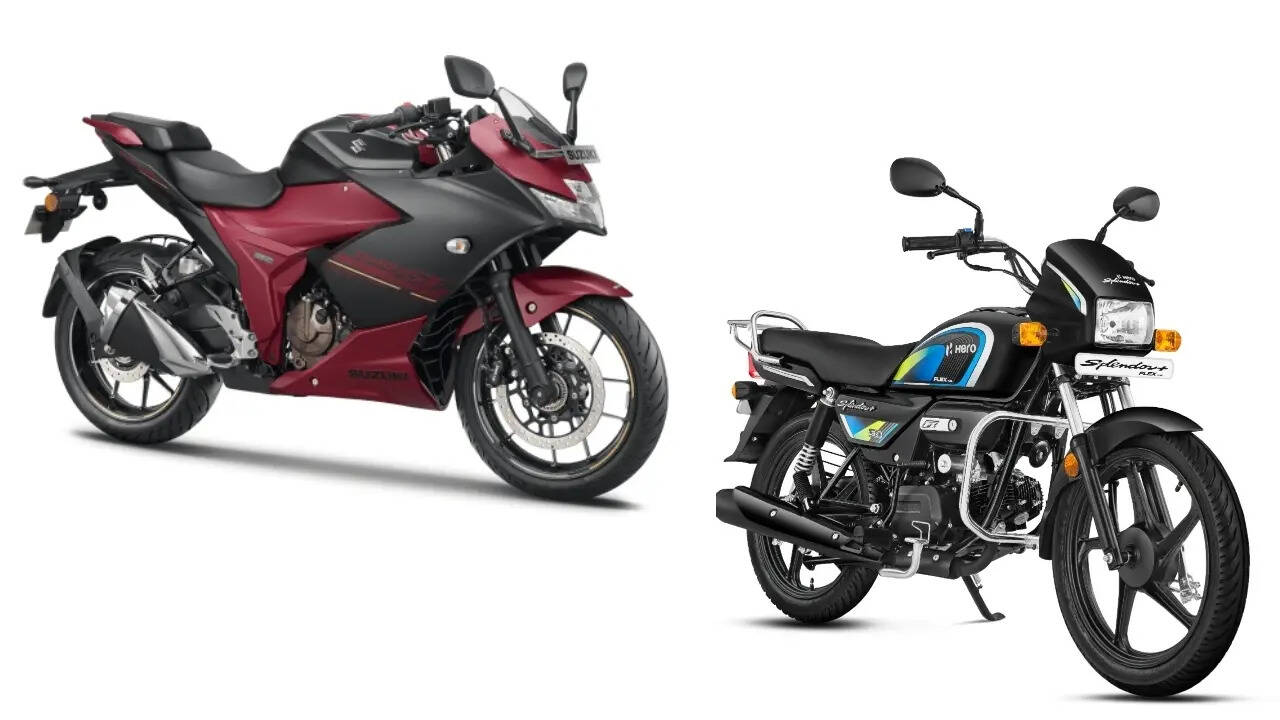Suzuki Gixxer SF 250 FFV vs Hero Splendor+ flex fuel: Ethanol bikes ...