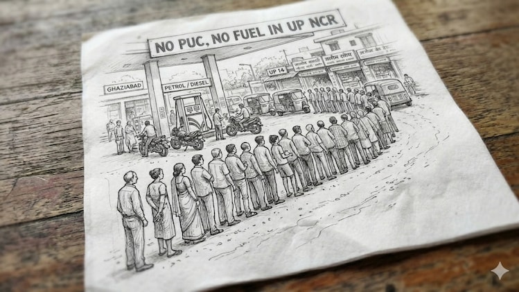 No PUC certificate? Petrol pumps in UP NCR can refuse fuel from this date