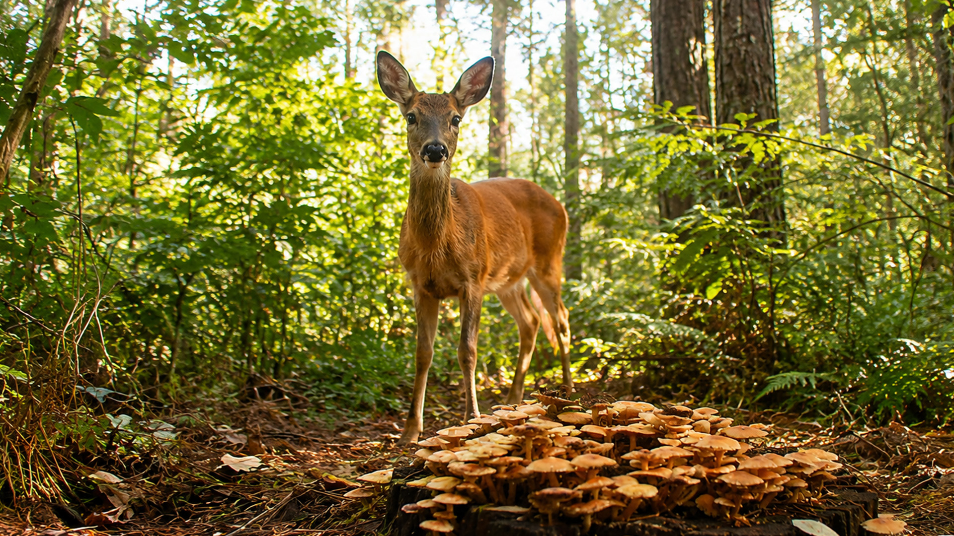 Onze wildcamera legde iets vreemds vast in het bos