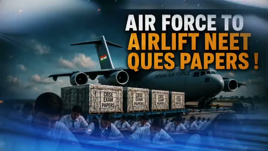 NEET crisis deepens! Govt ropes in military air force for