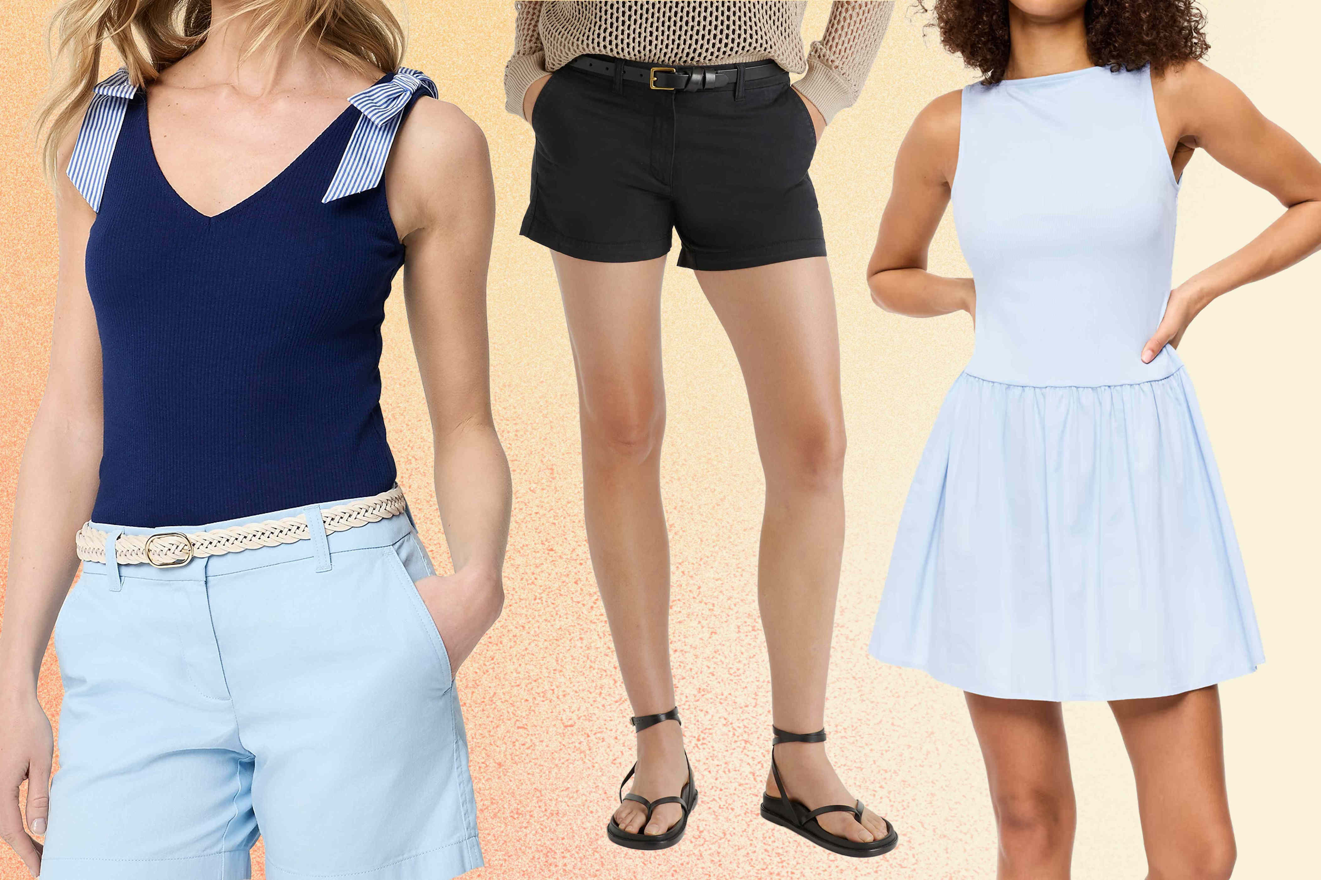 I styled 6 different summer travel outfits with just 10 pieces in my ...