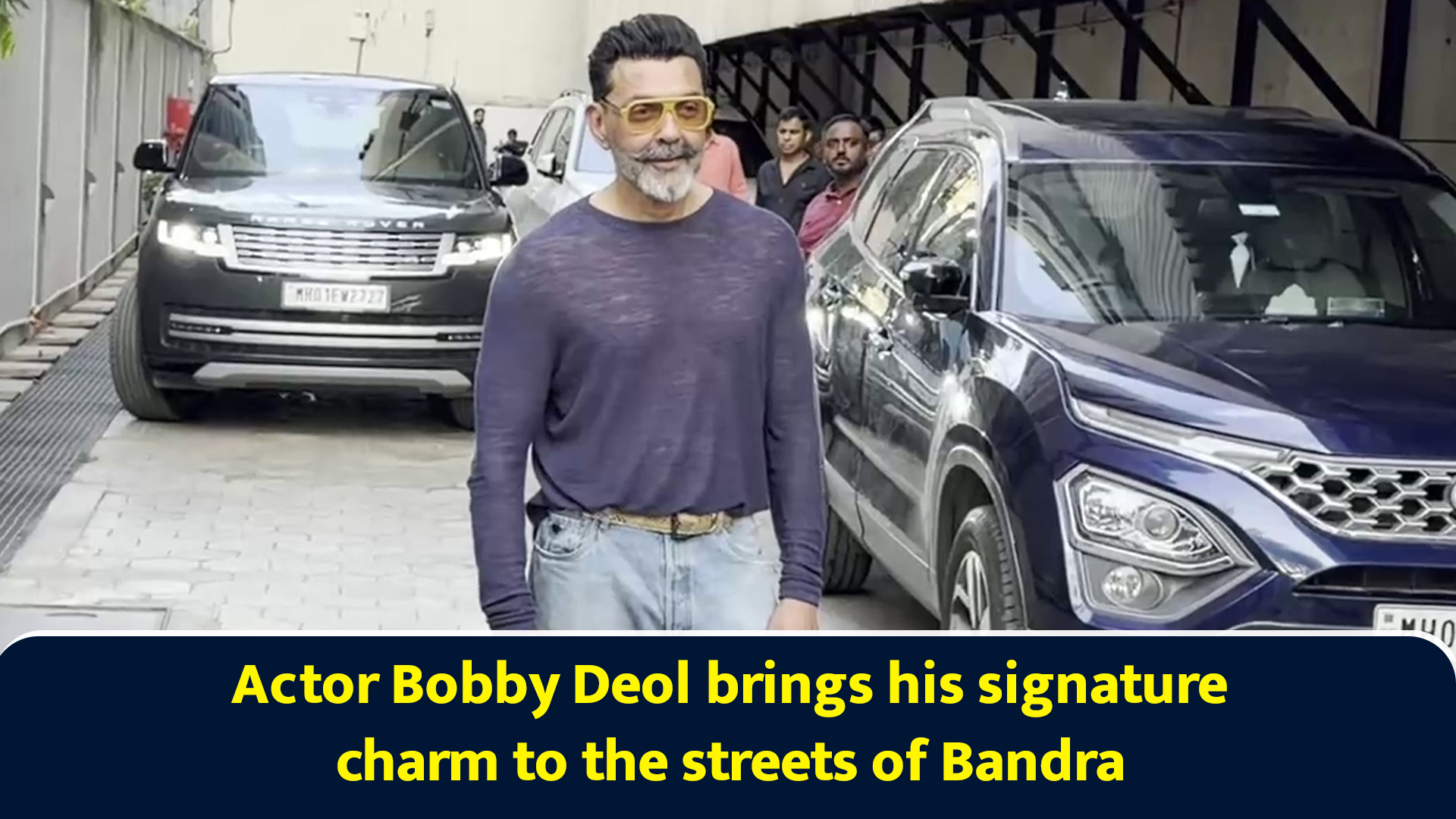 Actor Bobby Deol brings his signature charm to the streets of Bandra