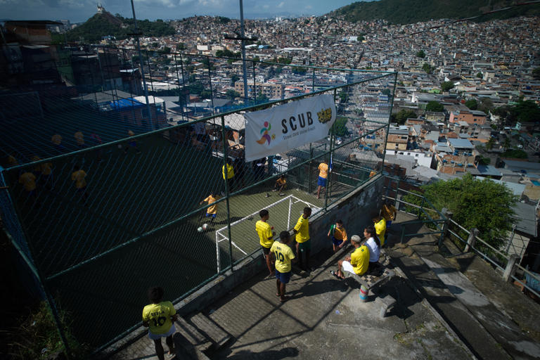 Brazilian players from a Rio de Janeiro favela find hope and ...