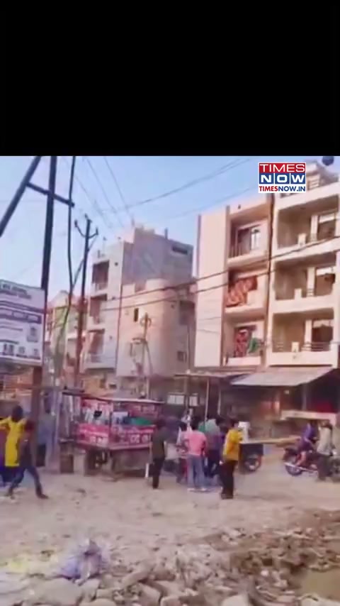 A four-storey residential building collapsed in Delhis Karawal Nagar area