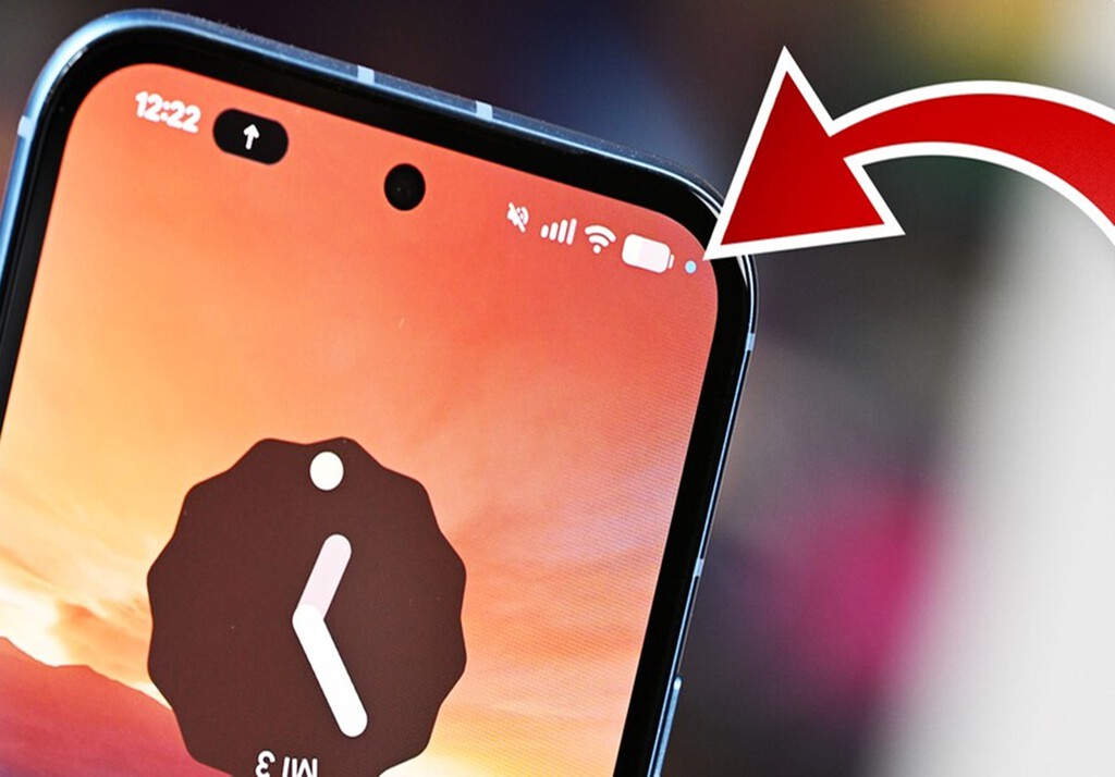 Pronto verás un punto azul en la parte superior de tu teléfono Android ...