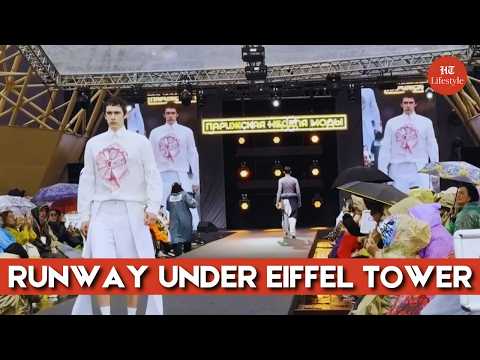 Inside the wild rural fashion show hosted under a fake Eiffel Tower ...