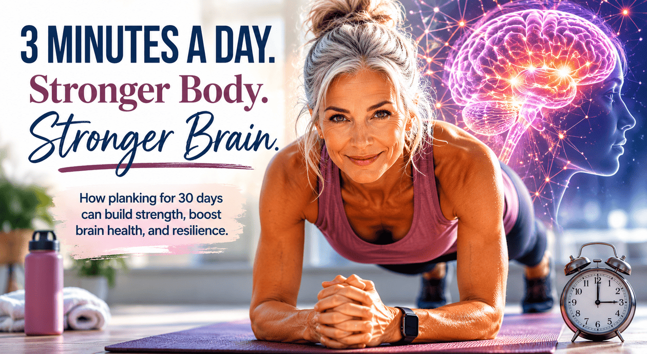 30 days of planking: The surprising brain benefits of a stronger core