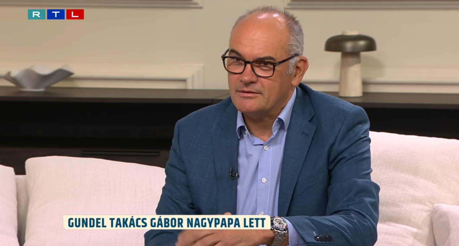 Gundel Takács Gábor unokája megszületett: gyönyörű nevet kapott a kislány