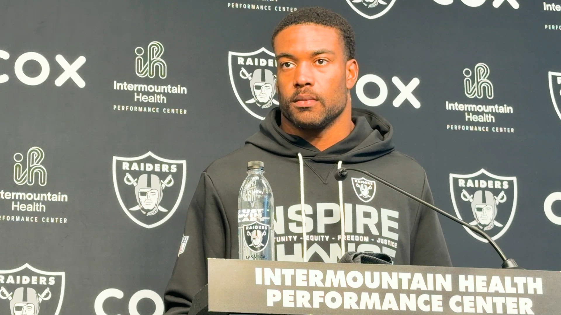 Las Vegas Raiders Safety Jeremy Chinn Presser Defensive Versatility