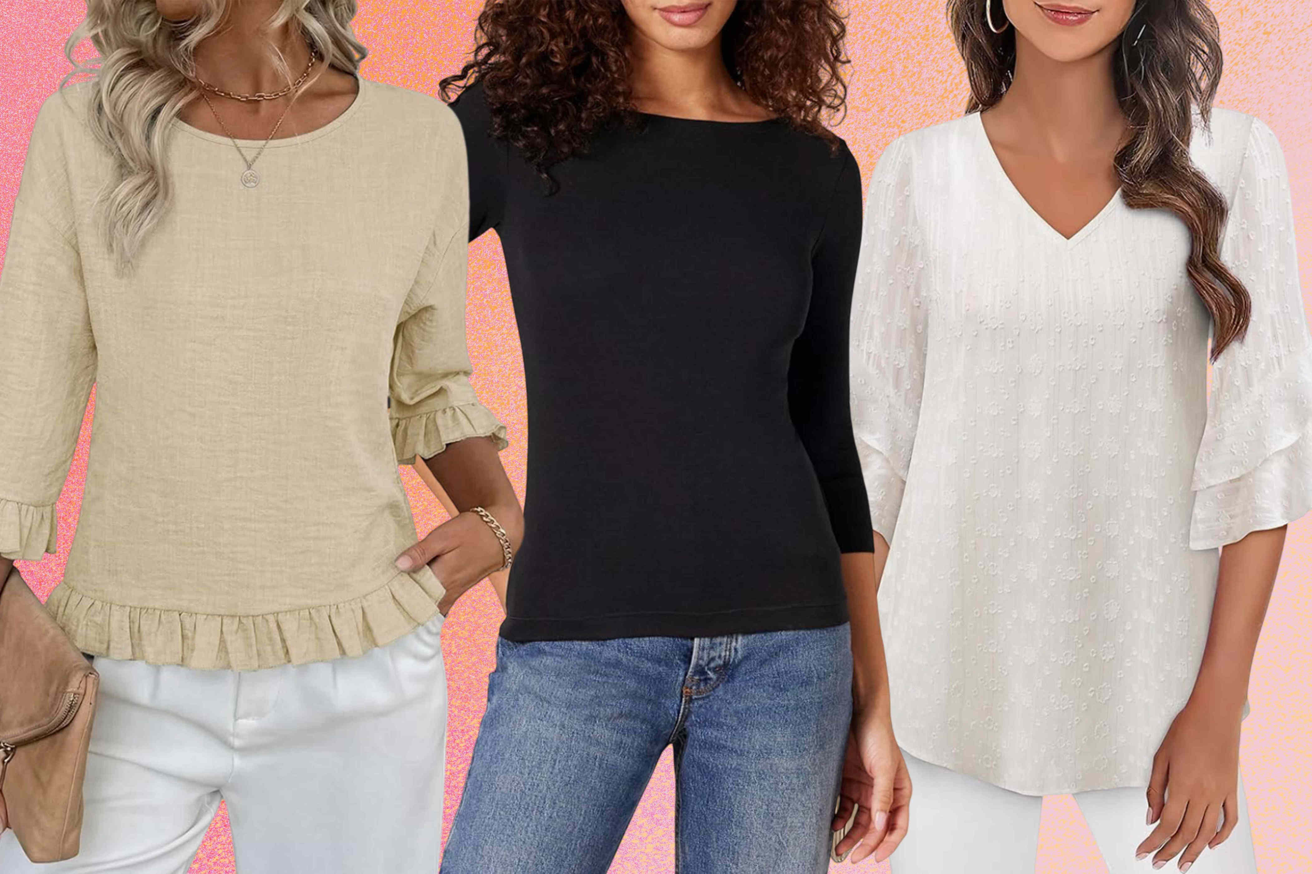 13 lightweight three-quarter sleeve tops that'll keep you comfortable ...