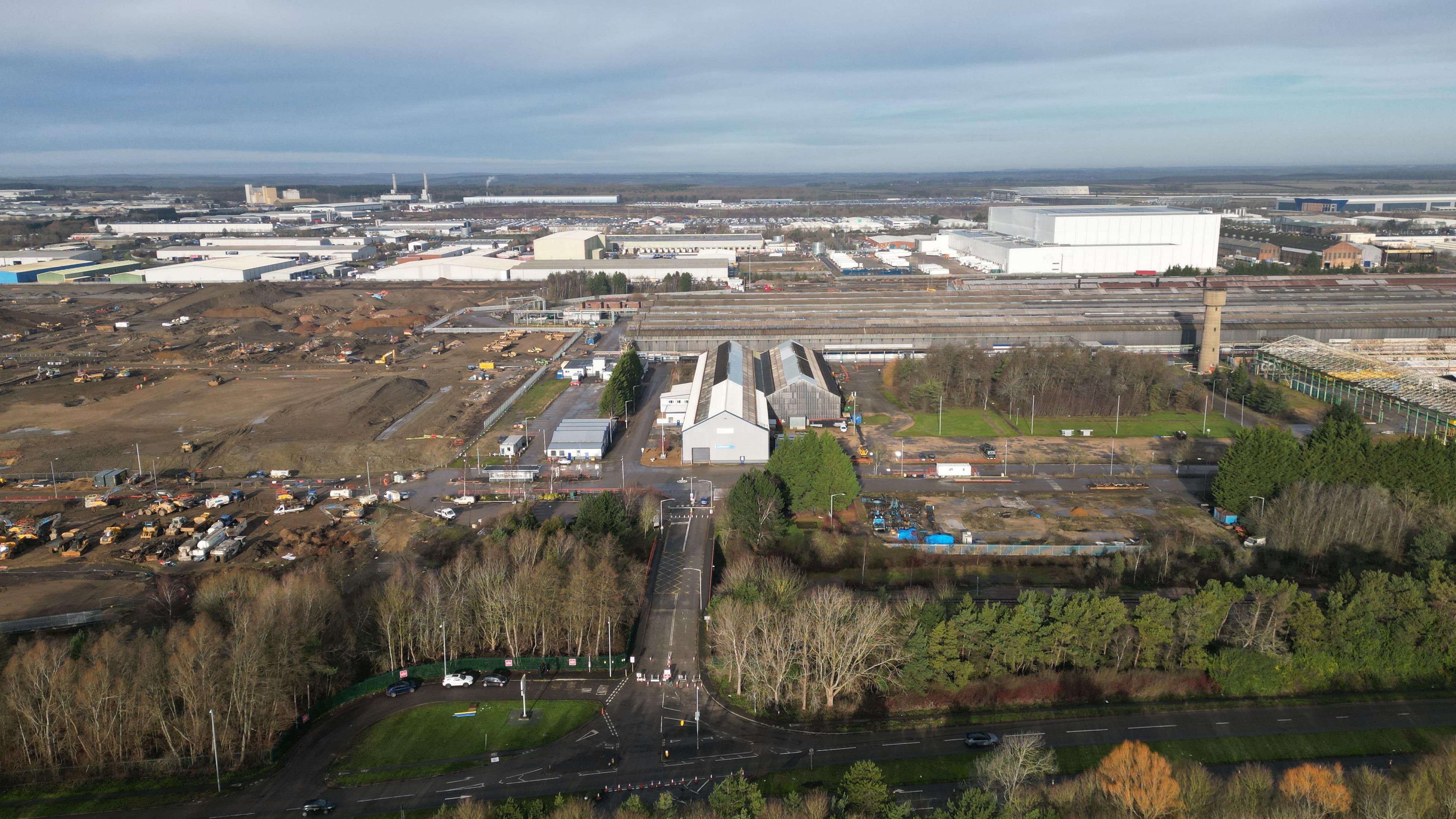 Crews tackle fire with 'large plumes of smoke' at Tata Steel