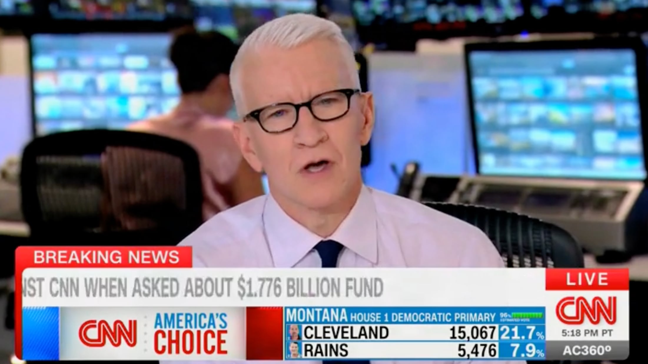 Anderson Cooper defends Kaitlan Collins after Trump outburst