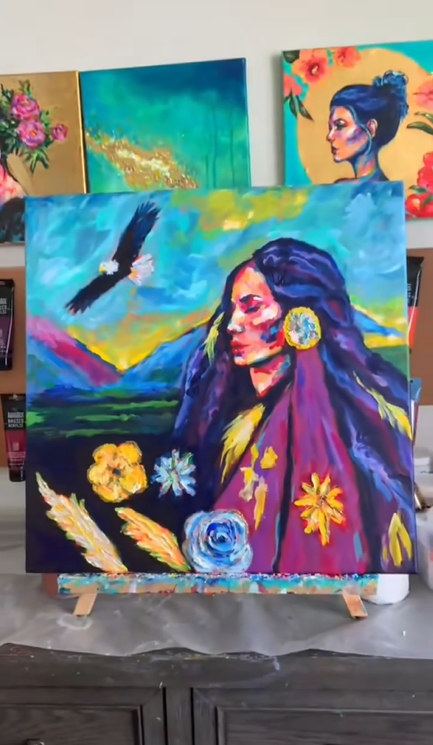 Inspired by nature, art that evokes emotion