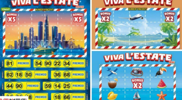 Gratta e Vinci, arrivano i biglietti "Viva l'estate": premi fino a 2 ...