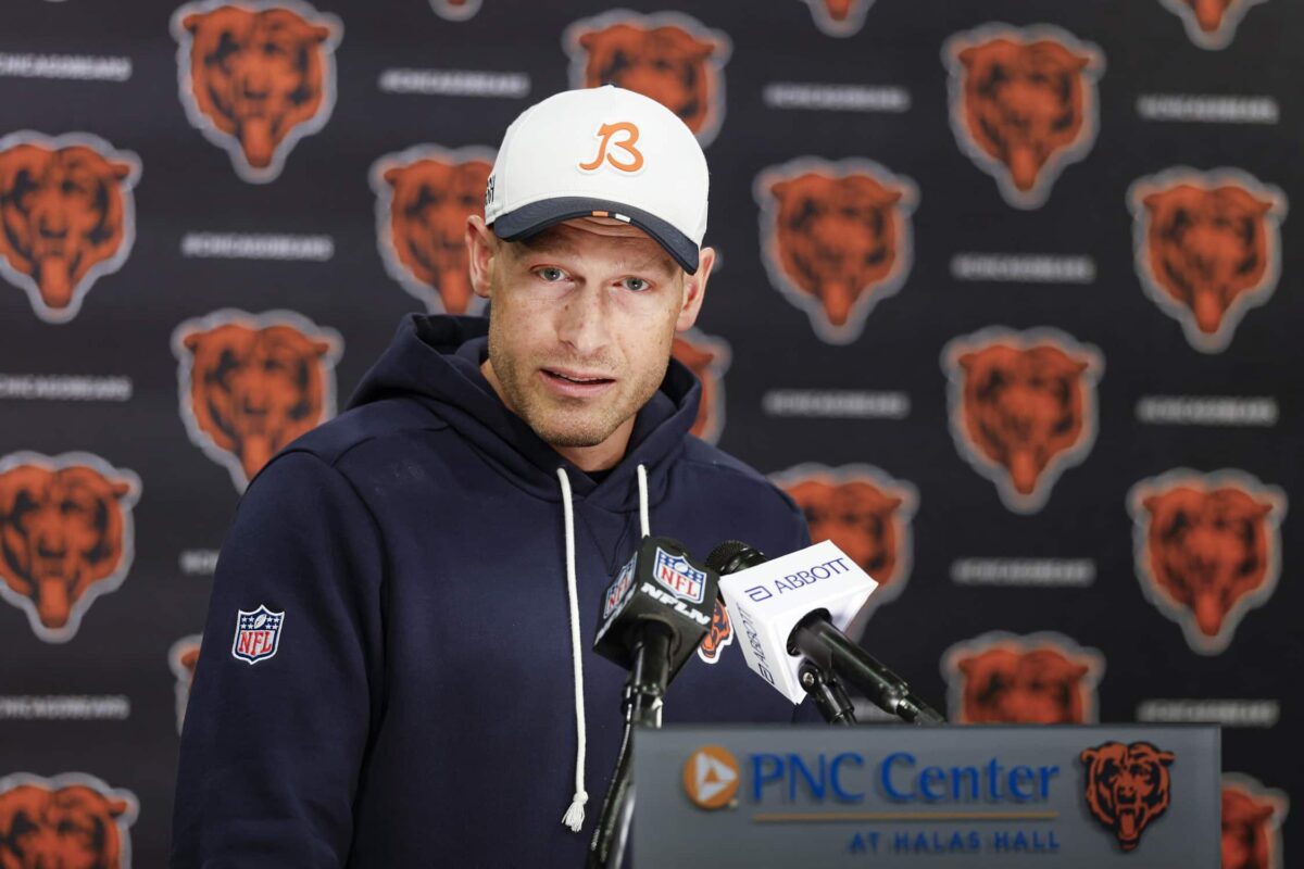 “Such a prick” Bears’ HC Ben Johnson blows at reporter during interview ...