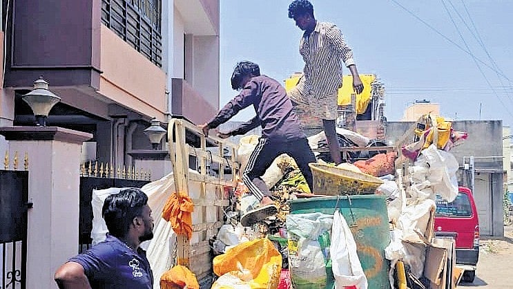 Sanitation workers allege reuse of limited safety kits for official ...