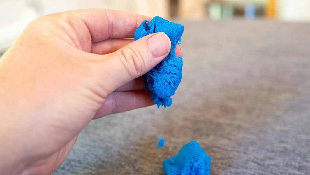 Kinetic sand fun you can make at home