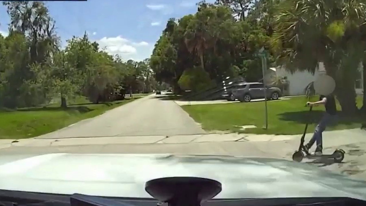 Teen on e-scooter crashes into deputy's vehicle after running stop sign ...