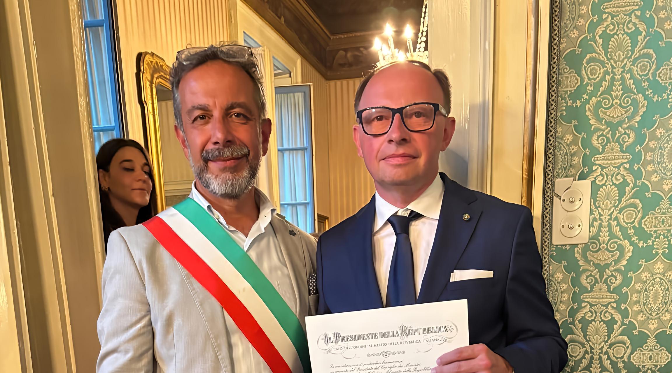 Il maestro e il capitano nuovi cavalieri: "Senso del dovere e altruismo"